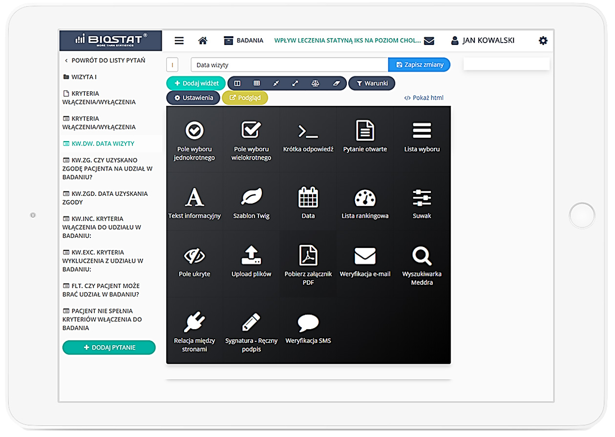BioStat® eCRF Clinical Trial Software