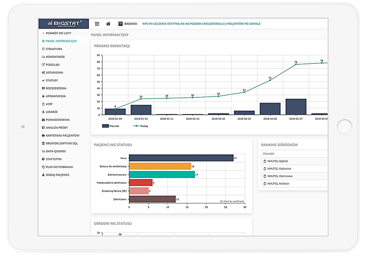 BioStat® eCRF Clinical Trial Software